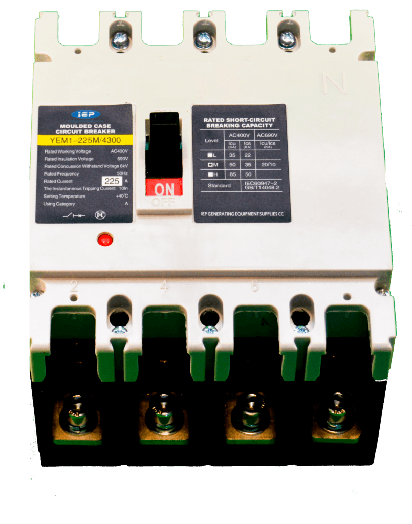 225Amp 4-Pole Moulded Case Circuit Breaker - IEP Power Products