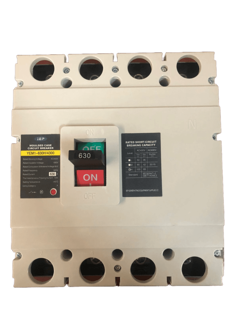 630Amp 4-Pole Moulded Case Circuit Breaker - IEP Power Products